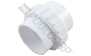 POOL360 | 2" Socket White PVC Self-Aligning Inline Union