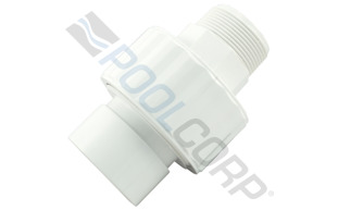 POOL360 | 1.5" Socket White Swivel Union