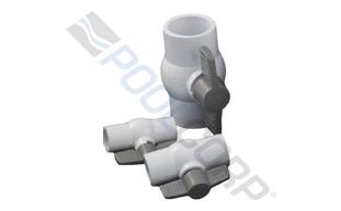 POOL360 | 2" Gray PVC Ball Valve Handle