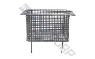 POOL360 | 7" x 7" Metal Skimmer Basket