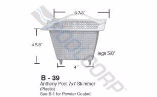POOL360 | 7" x 7" Anthony Skimmer Basket