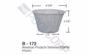 POOL360 | 6-5/8" Plastic Skimmer Basket