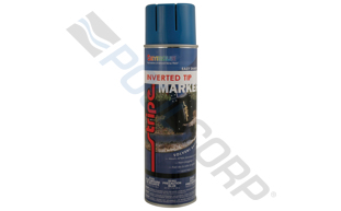 POOL360 | 17 oz Precaution Blue Solvent Base Spray Paint with Inverted ...