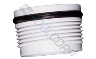POOL360 | 2.5" White Threaded Retainer Ring with O-Ring