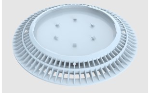 POOL360 | 10" Round Light Blue Retrofit Pebble Top Drain Cover