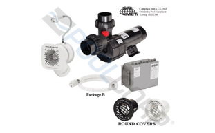 POOL360 | Badu®Stream II SwimJet System with Round Covers 4HP