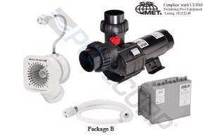 POOL360 | Badu®Stream II SwimJet System with Square Cover 4HP