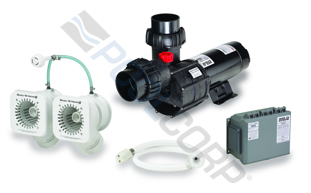 POOL360 | Badu®Stream II SwimJet System with Square Cover 2 Jet 4HP