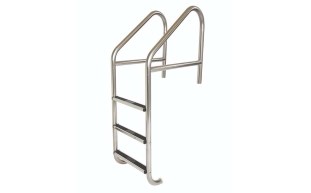 POOL360 | 35" Standard Crossbrace Commercial 3-Step Pool Ladder with 12 ...