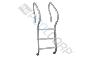 POOL360 | 30" 3 Step Camelback Ladder with Elite Stainless Steel Tread