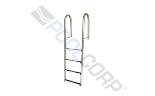 POOL360 | 4 Step Dock Ladder with Stainless Steel Tread