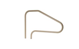 POOL360 | 49" Stainless Steel Deck Top Deck to Deck 4 Bend Stair Rail