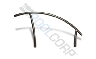 POOL360 | 60" Stainless Steel Artisan Deck Mount Handrail Pair