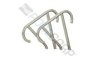 POOL360 | 30" Stainless Steel Meridian Handrail Pair