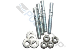POOL360 | 5" Bolt Kit for Mounting Residential Diving Boards