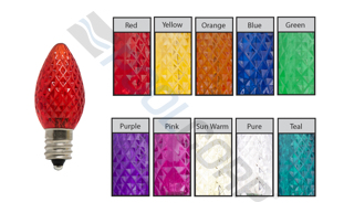 POOL360 | 25 Pack, Green, C7 LED SMD Retrofit Bulb