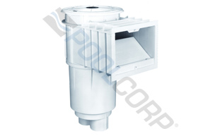 POOL360 | Gray Sta-Rite U-3 SwimQuip Inground Skimmer with Gray Lid and Frame