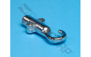 POOL360 | 0.5" Chrome Plated Bronze Clamp Rope Hook