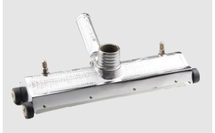 POOL360 | 18" Herculean Vac Head with 2" Swivel Chrome Plated Bronze