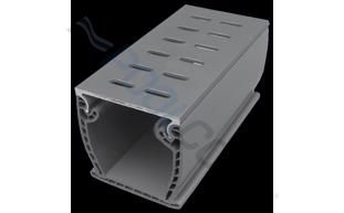 POOL360 | 10' Flowmaster 3 A/T Aluminum Deck Drain Top Cap Clear