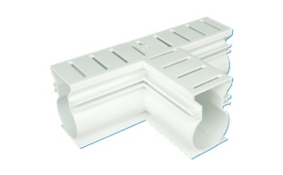 POOL360 | White Super Drain Tee