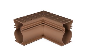 POOL360 | Tan 90 Degree Super Drain Deck Drain