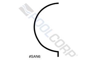 POOL360 | CANTILEVER FORM EDGING TOOL SS SANDSTONE