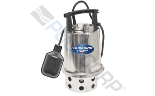 POOL360 | Stainless Steel Main Drain Utility Pump with Automatic Float Switch 1/2HP