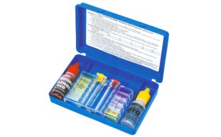 POOL360 | Deluxe Two-Way Chlorine, Bromine and pH Test Kit Carded