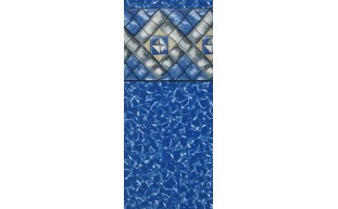 POOL360 | 24' x 52" Round Liberty Beaded/Hung Above Ground Pool Liner