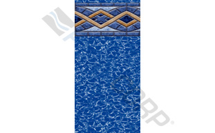 POOL360 | 18' x 33' Perma 25 Liberty Tile 52" UBead Above Ground Pool Liner