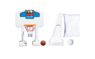 POOL360 | Pool Jam Inground Pool Basketball and Volleyball Combo