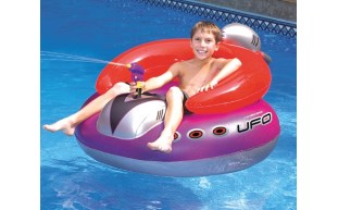 POOL360 | UFO Spaceship Ride-On Float with Squirter 45"