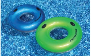 POOL360 | Swim Ring with Handles Assorted 42"