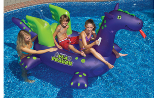 POOL360 | Giant Sea Dragon Ride-On Float 120" x 67" x 51"