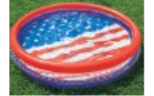 POOL360 | Americana™ 3-Ring Inflatable Pool 60"