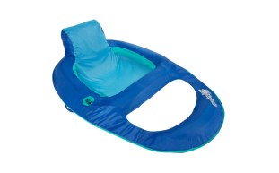 POOL360 | Blue Spring Float Inflatable Recliner Pool Lounger with Hyper ...