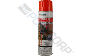 POOL360 | Stripe 3-Series Inverted Ground Marking Paint Florescent Red 15 oz