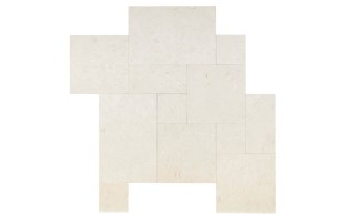 POOL360 | 3cm French Pattern Shellstone Tumbled Paver Symra