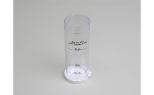 POOL360 | 50 mL Plastic Graduated Sample Tube with Cap