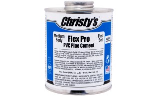 POOL360 | Flex Pro Medium Body Clear PVC Cement 128 oz