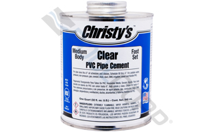 horizon | 16 oz Clear Medium Body PVC Cement