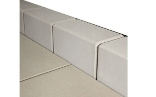horizon | Raffinato Smooth 7" x 9.8" x14.25" Double-Sided Corner Pillar ...