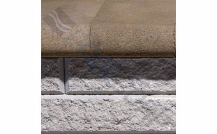 POOL360 | Bullnose Cap Smooth Chestnut Brown