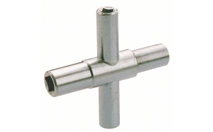 POOL360 | .25" 9/32" 4 Way Silcock Key