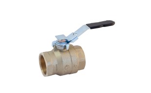 POOL360 | .75" Brass Ball Valve with Lock Handle
