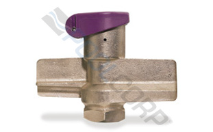 POOL360 | .75" Purple Quick Coupling Valve Locking Top 2 Piece