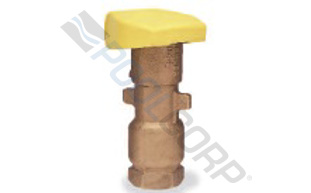 POOL360 | 1" Yellow Quick Coupling Valve Locking Top 2 Piece