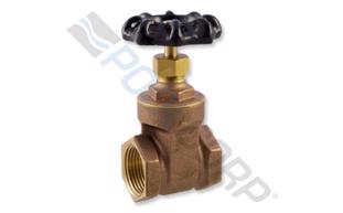 POOL360 | 1.5" Brass Threaded Gate Valve