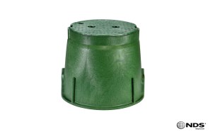 POOL360 | 6" Green Round Valve Box with Green Lid
